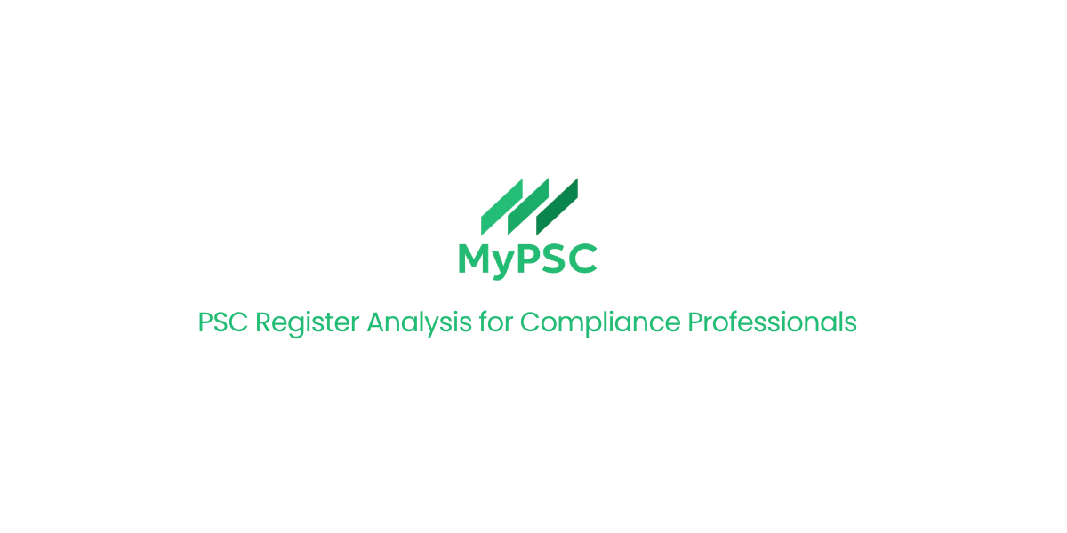PSC Register Analysis for Compliance Professionals | MyPSC